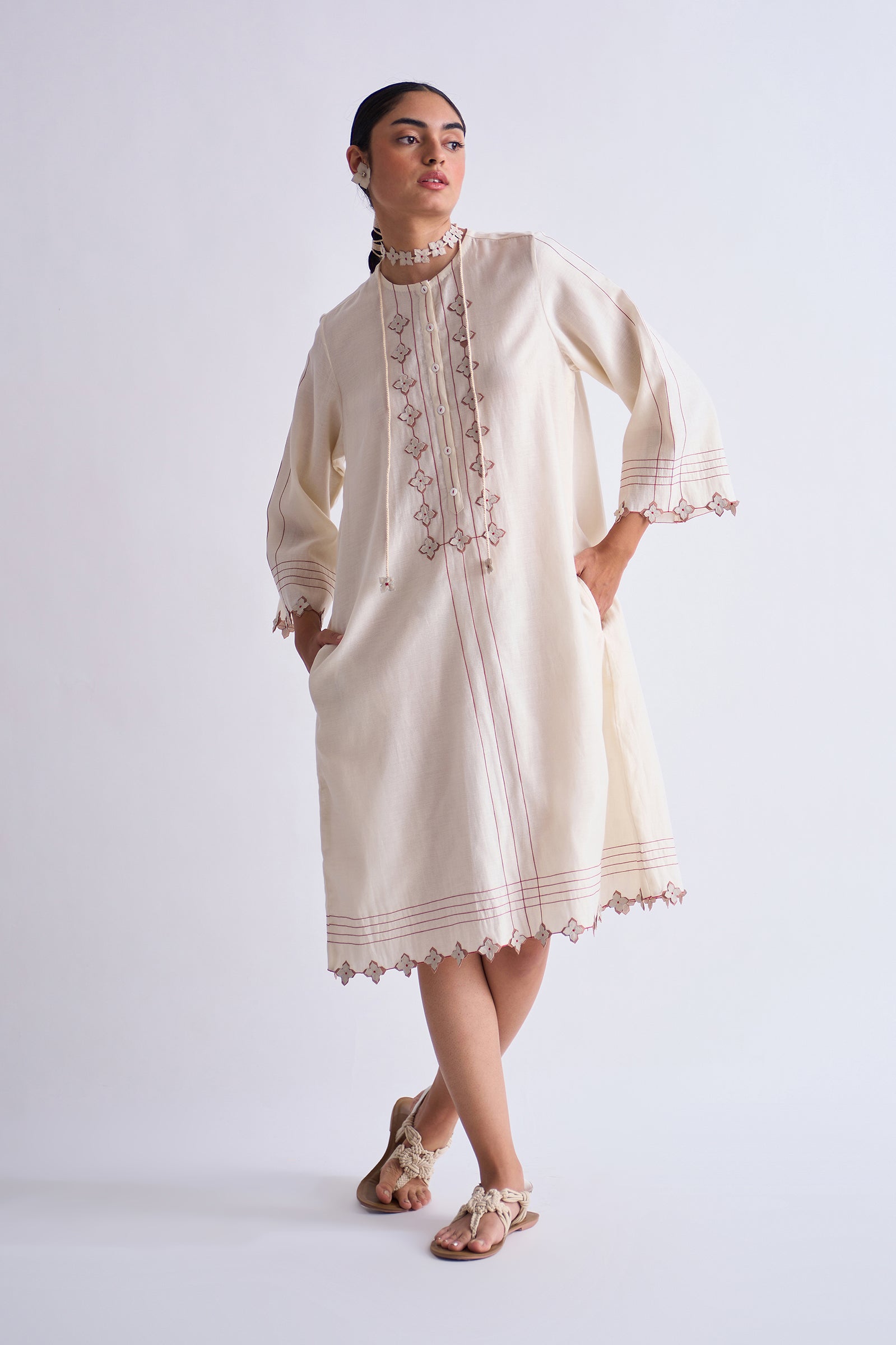 BACK GATHER DRESS – ikaibyraginiahuja.com