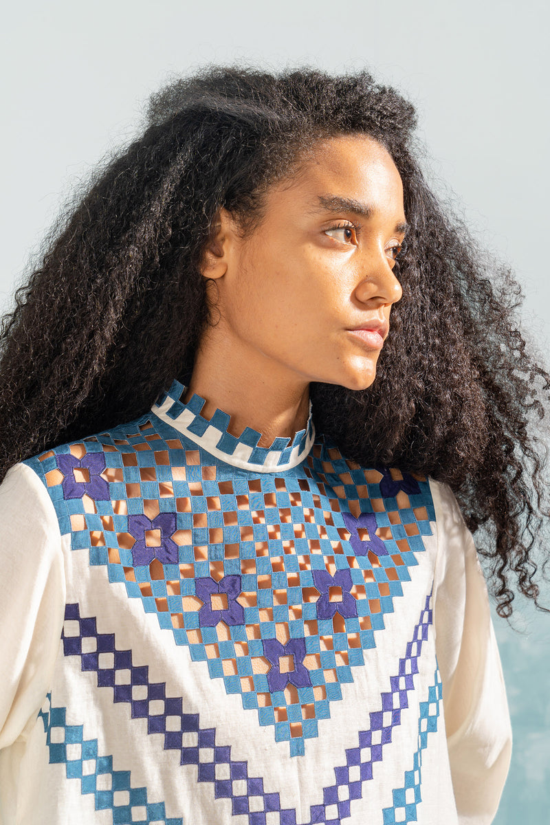 NILE CUTWORK CIRCULAR DRESS – ikaibyraginiahuja.com